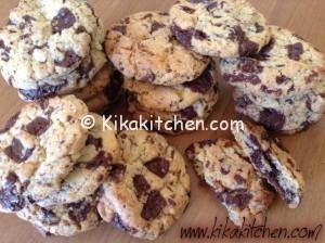 Cookies americani (ricetta originale passo passo) | Kikakitchen